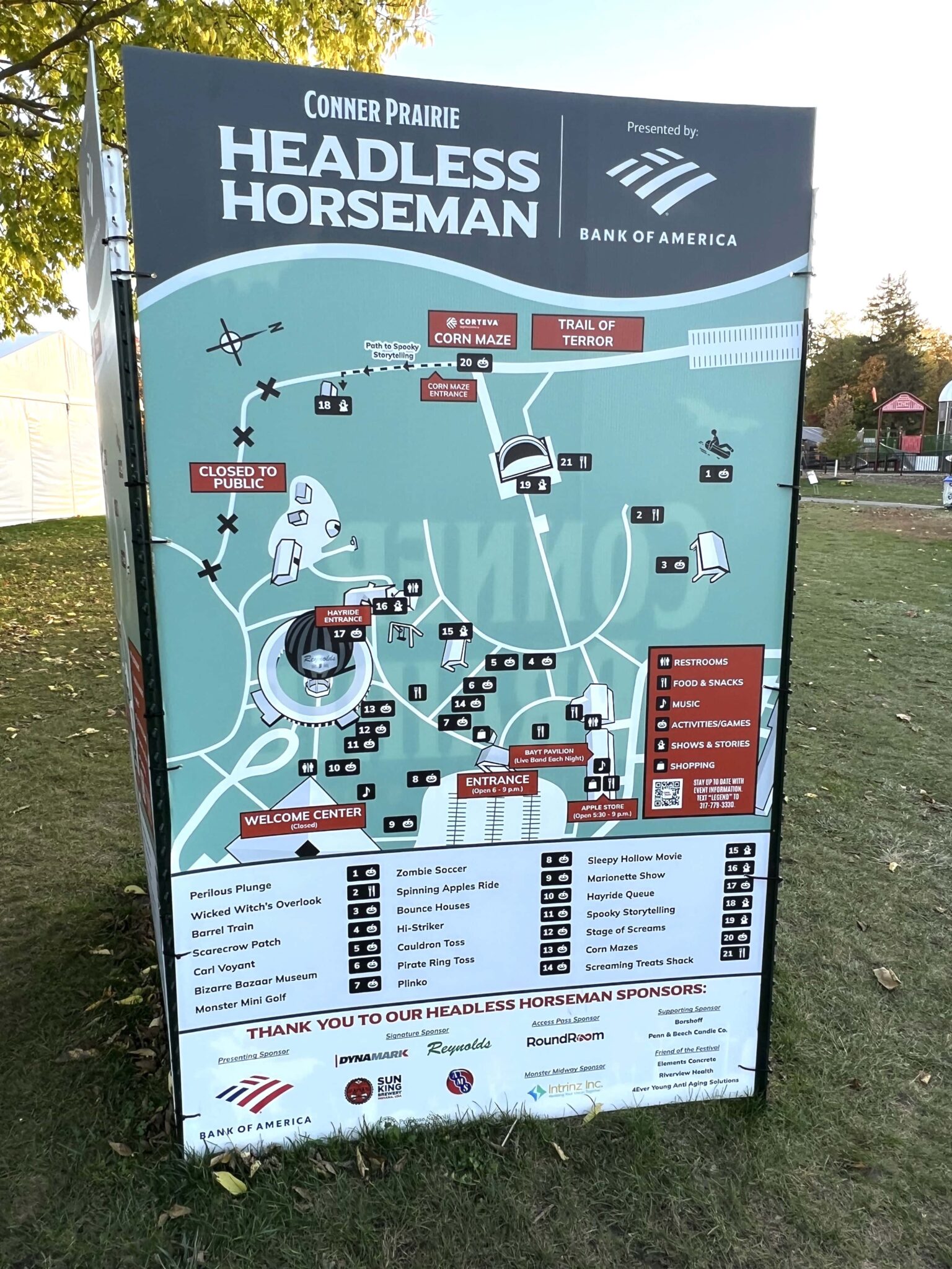 Conner Prairie Headless Horseman Festival - Fishers, Indiana